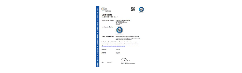 Our Certifications - Ensuring Quality - DiviTum® TKa